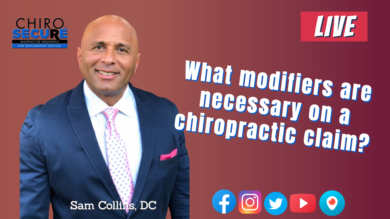 What modifiers are necessary on a chiropractic claim? - HJ Ross Company